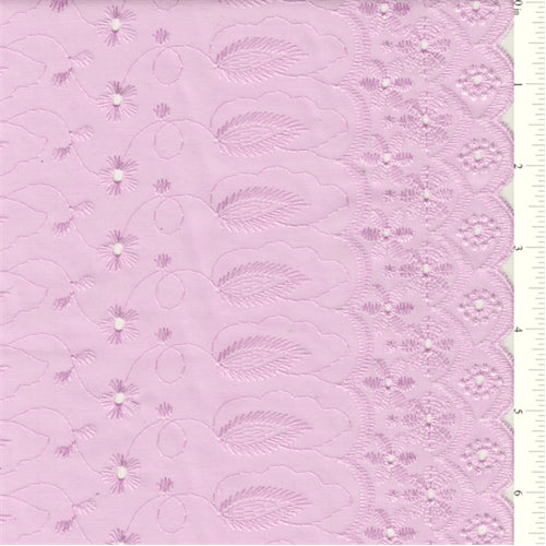 15 YD Bolt-Pink Scalloped Eyelet Fabric – Fabric Depot