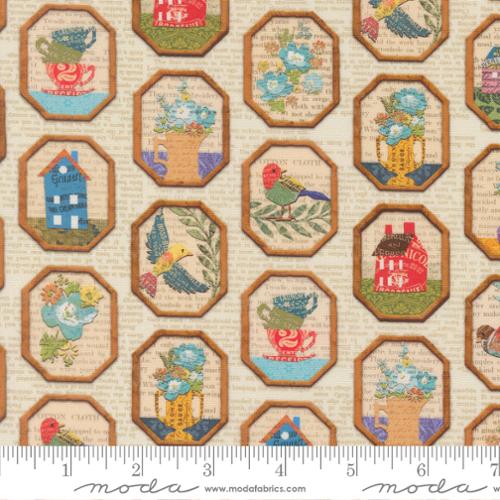 Paper Hamlet Paper Frames Cotton 44"/45" Fabric Per Yard — Fabric Depot